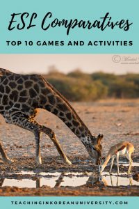 Comparative Adjectives ESL Activities, Games, Lesson Plans & More